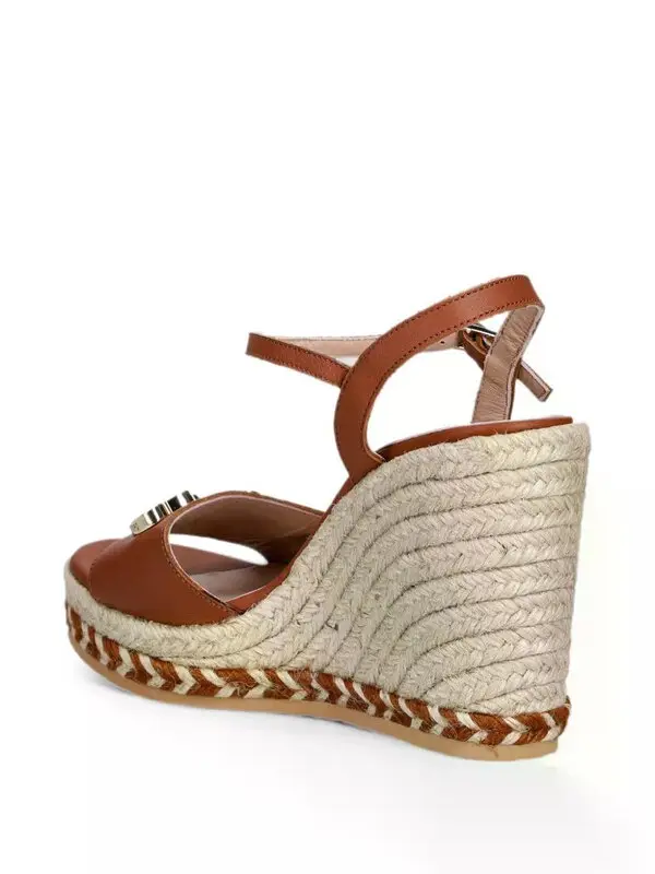 Moschino Heart-motif Wedge Espadrilles