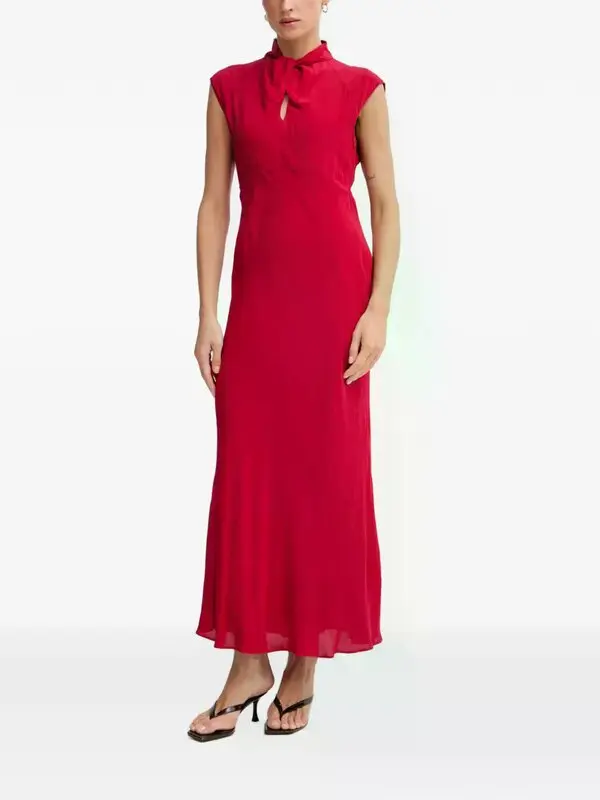 PEDRO DEL HIERRO Keyhole-detail Sleeveless Maxi Dress - Red