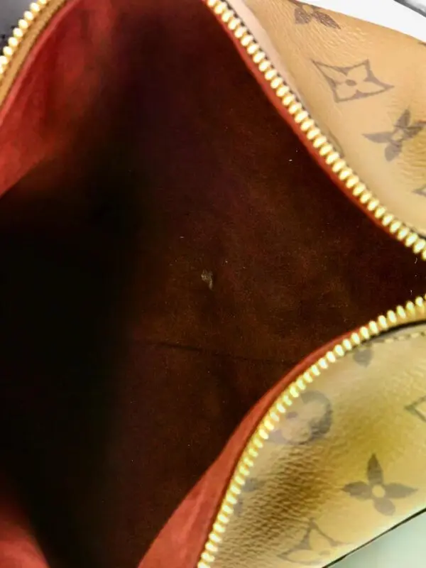 LOUIS VUITTON Side Trunk Handbag Limited Edition Reverse Monogram Canvas Mm Shoulder Bag