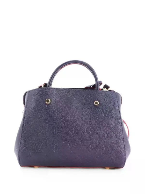 LOUIS VUITTON Montaigne Handbag Monogram Empreinte Leather Bb Satchel