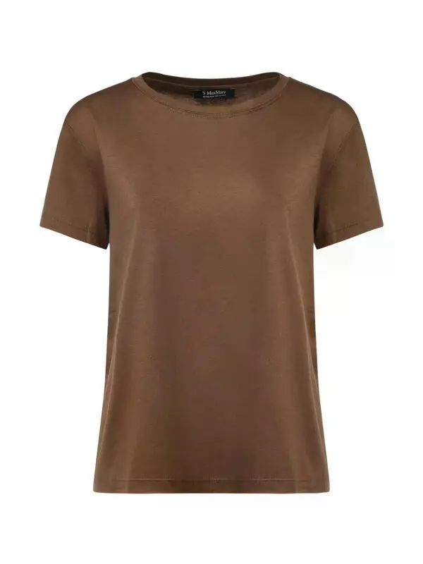 Max Mara Embroidered T-shirt - Brown