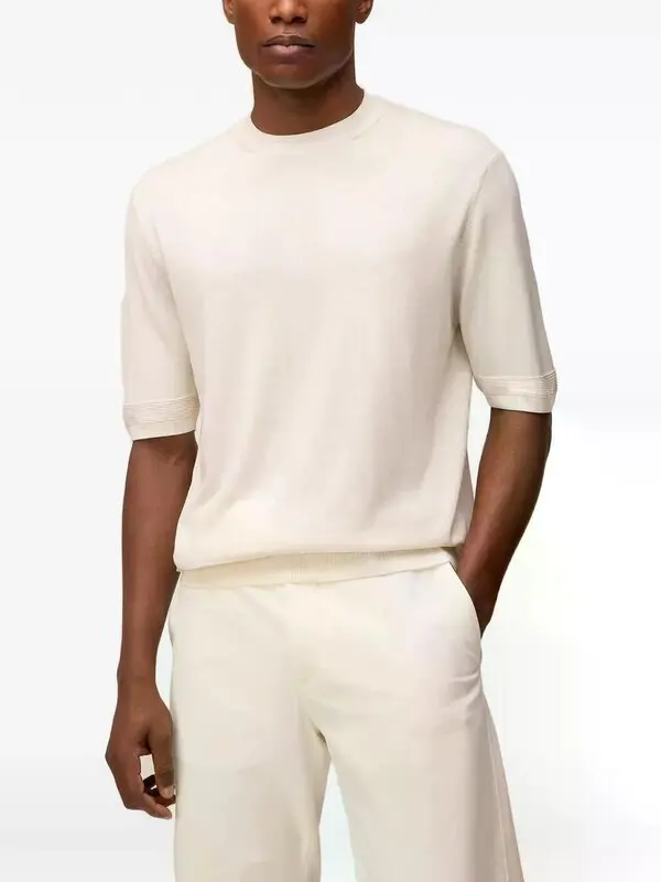 RETORI Links-stitch Silk T-shirt