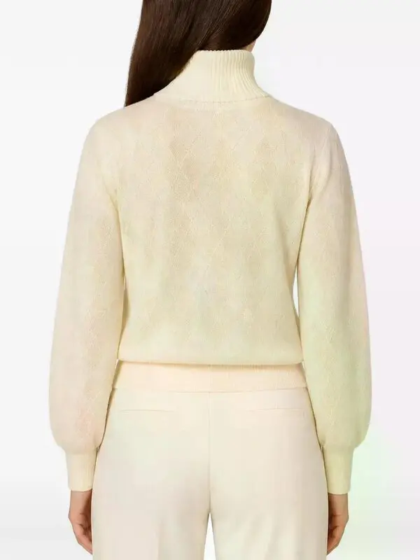 RETORI Argyle-jacquard Turtleneck Sweater