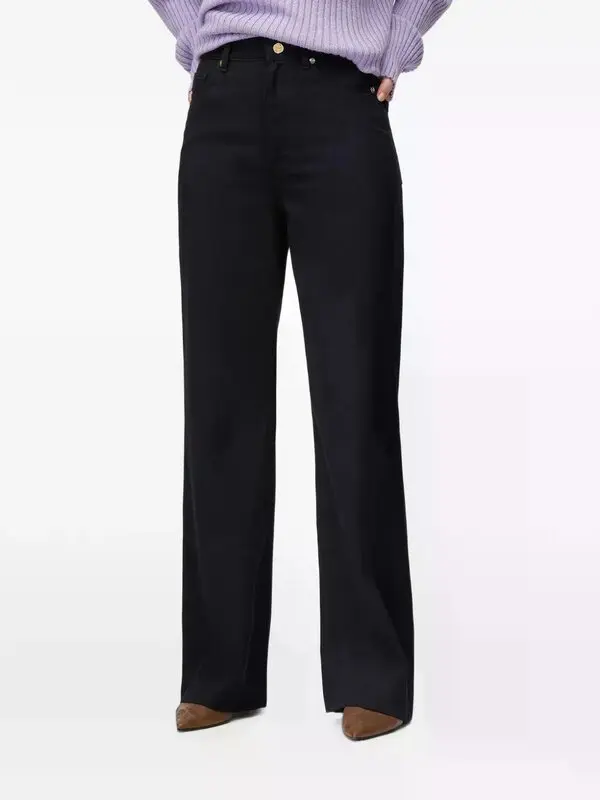 RETORI Denim-effect Flared Trousers