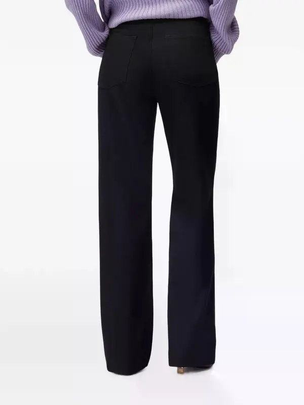 RETORI Denim-effect Flared Trousers