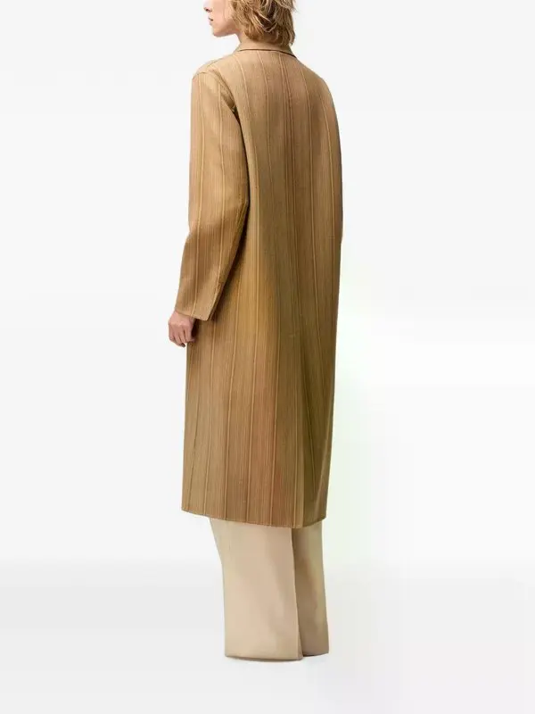RETORI Striped Reversible Virgin-wool Coat