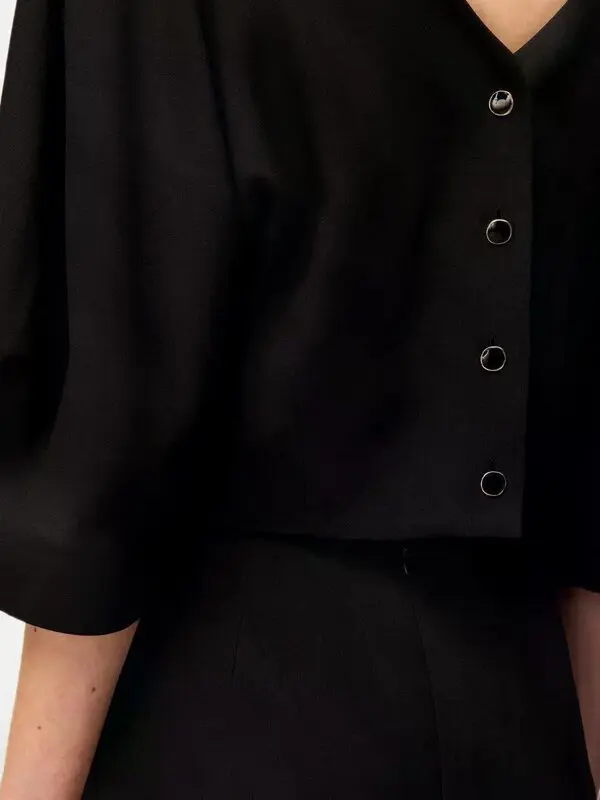 RETORI Buttoned-back Blouse
