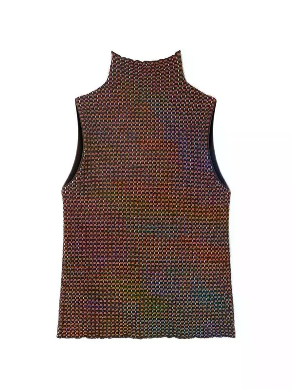 RETORI Jacquard-knit Sleeveless Top