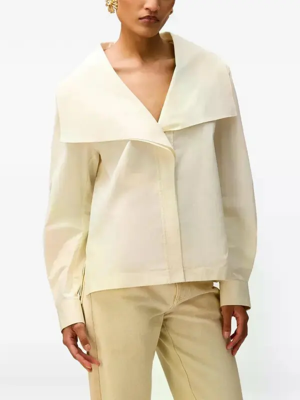 RETORI Retrofi Shawl-collar Cotton Shirt