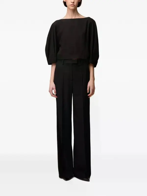 RETORI Pleated Wide-leg Trousers