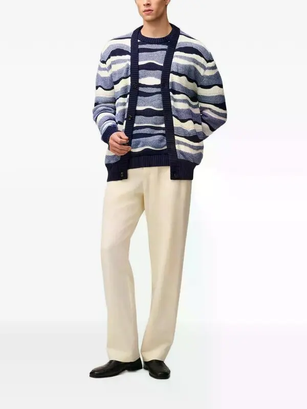 RETORI Belted Straight-leg Trousers