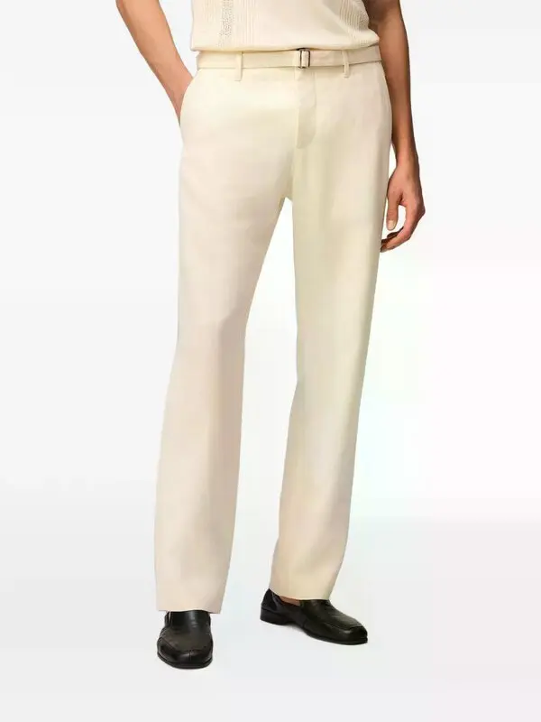 RETORI Belted Straight-leg Trousers