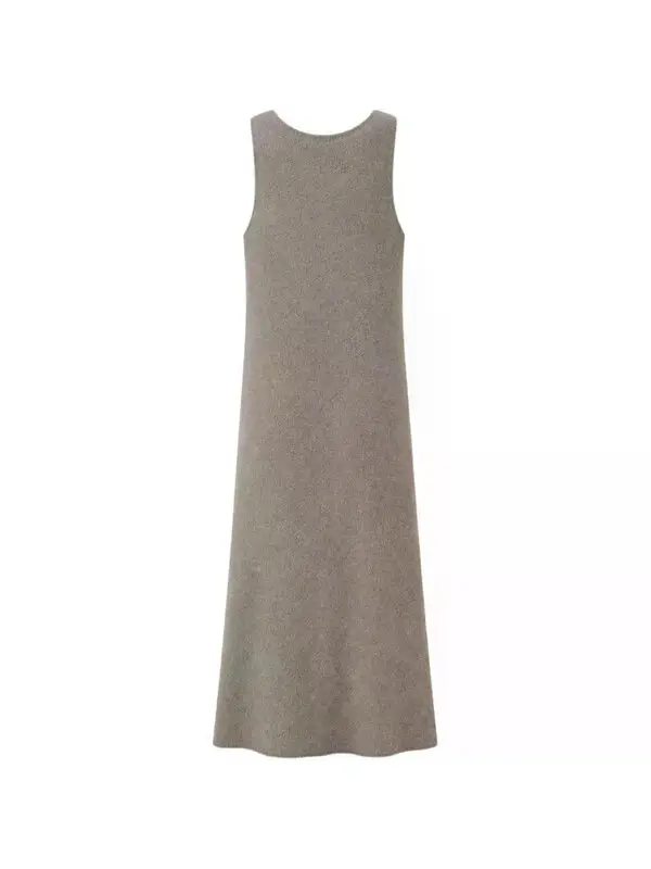 RETORI Brushed Cashmere Maxi Dress - Grey