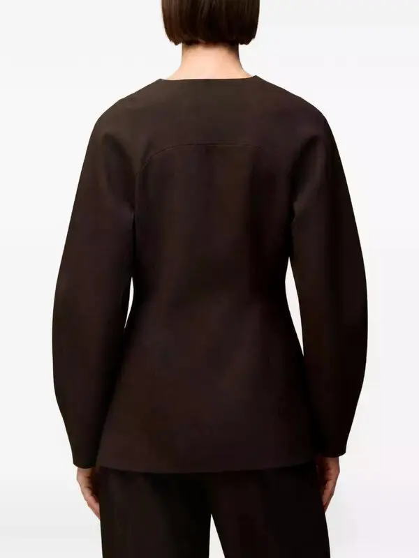 RETORI Hourglass-silhouette Single-breasted Blazer
