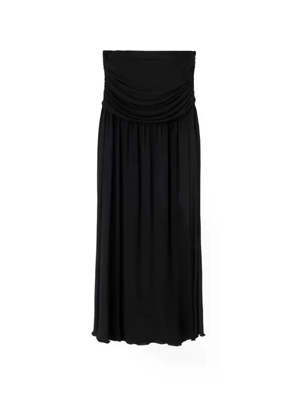 RETORI Draped Maxi Skirt