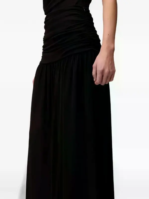 RETORI Draped Maxi Skirt