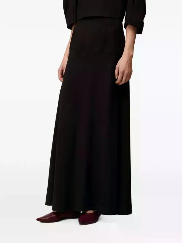 RETORI Zip-fastening Maxi Skirt