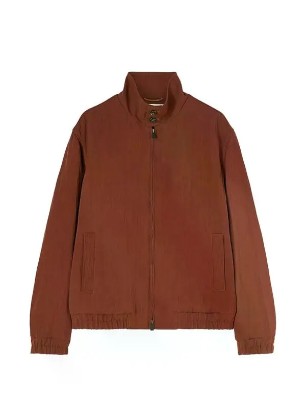 RETORI Wrinkled-effect Bomber Jacket