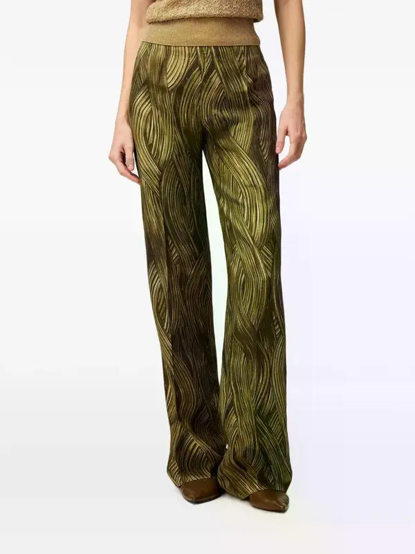 RETORI Printed Straight-leg Trousers