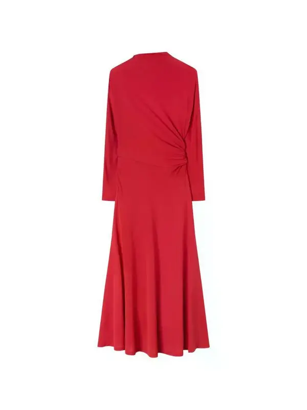 RETORI Draped Mock-neck Maxi Dress