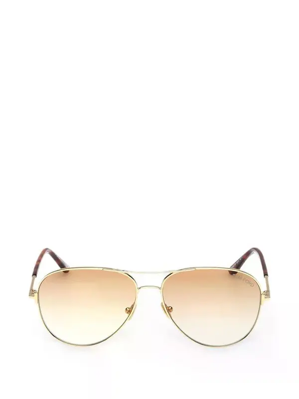 TOM FORD Gradient-lens Sunglasses - Gold
