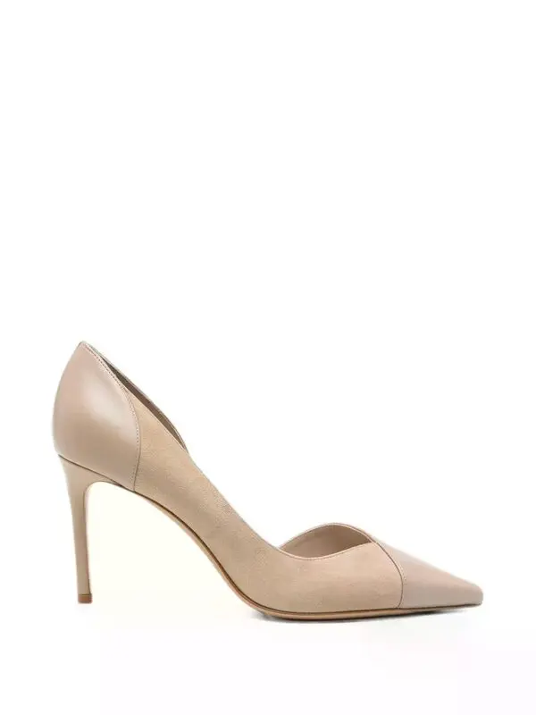 ALEXANDRE BIRMAN Patricia Pointed-toe Pumps - Neutrals