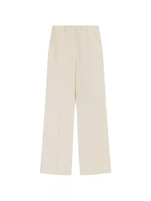 RETORI Pleated Wide-leg Linen Trousers