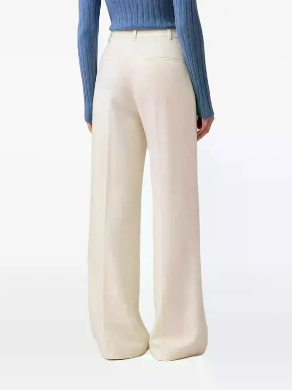 RETORI Pleated Wide-leg Linen Trousers
