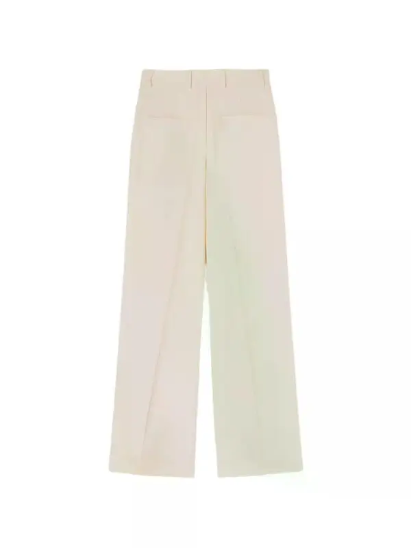 RETORI Pleated Wide-leg Linen Trousers