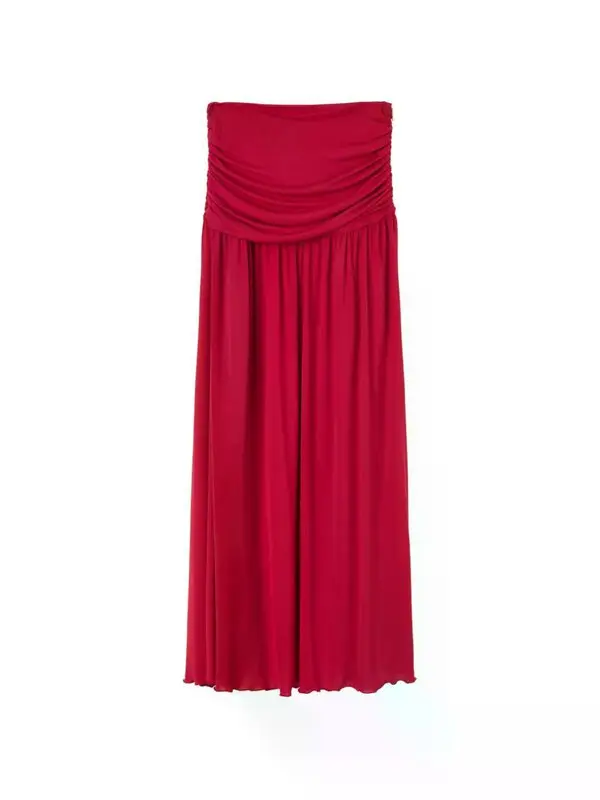 RETORI Draped Jersey Maxi Skirt