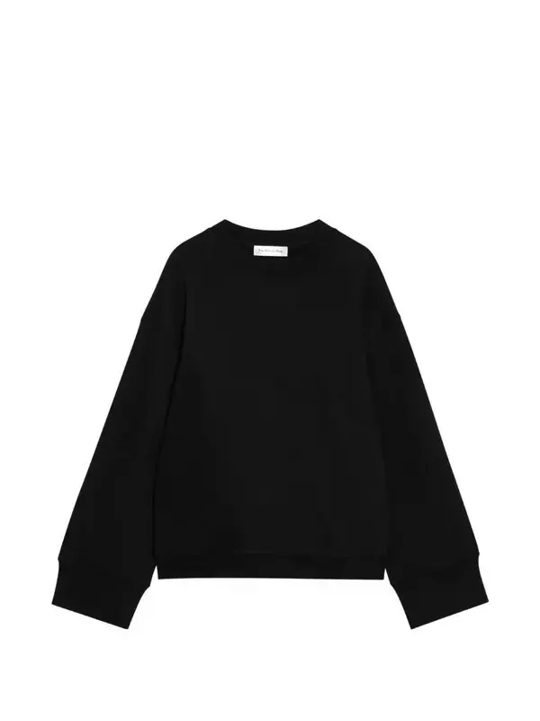 THE FRANKIE SHOP Talia Crew-neck Sweatshirt - Black