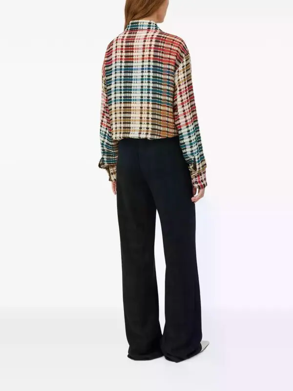 RETORI Weave-effect Cashmere Trousers