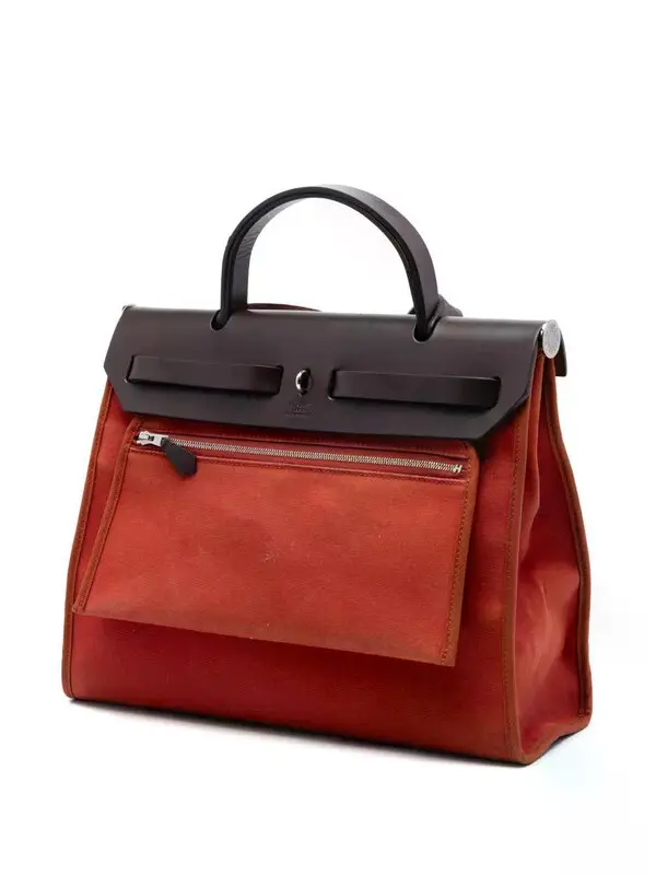 Hermès 2012 Toile Herbag Zip 31 Satchel