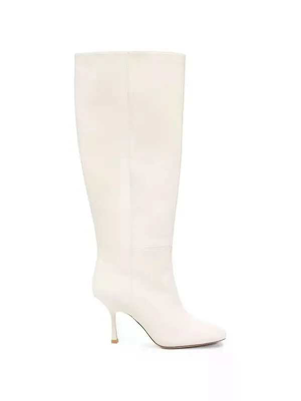 STUART WEITZMAN Madison Leather Knee High Boots - Neutrals