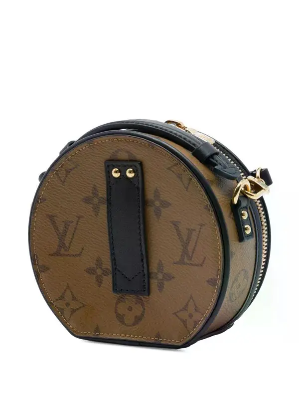 LOUIS VUITTON 2019 Monogram Reverse Mini Boite Chapeau Satchel