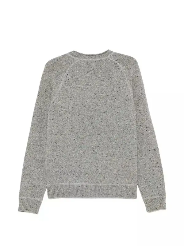 Dsquared2 Logo Patch Flecked Sweater - Grey