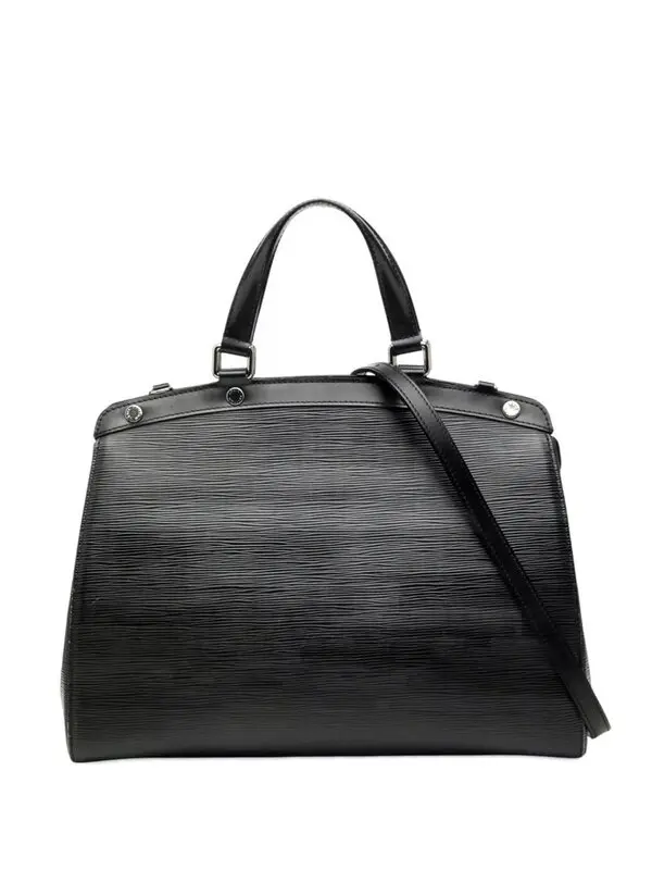 LOUIS VUITTON 2000-2026 Epi Brea Mm Satchel - Black