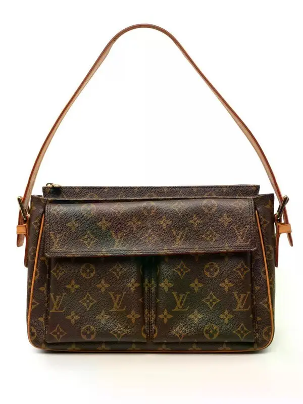 LOUIS VUITTON 2004 Monogram Viva Cite Gm Shoulder Bag - Brown