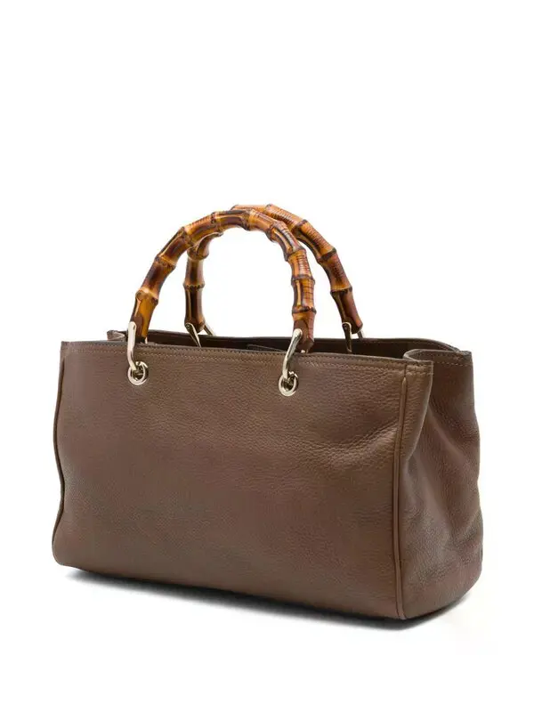 Gucci 2016-2026 Medium Calfskin Bamboo Shopper Satchel