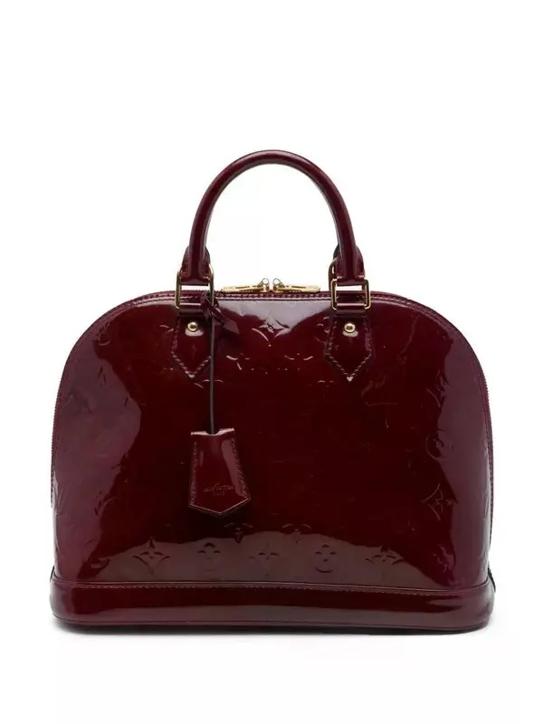 LOUIS VUITTON 2014 Monogram Vernis Alma Pm Handbag