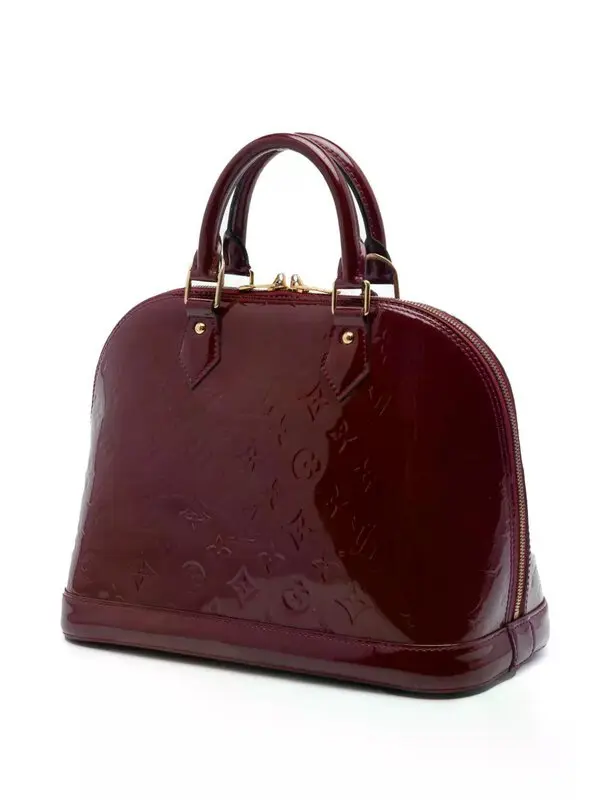 LOUIS VUITTON 2014 Monogram Vernis Alma Pm Handbag