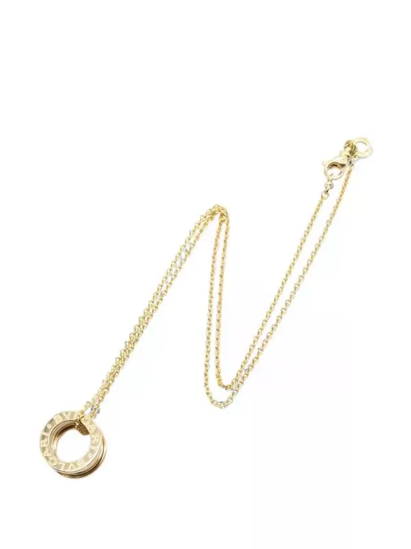 BVLGARI 18k Yellow B.zero1 Pendant Necklace - Gold