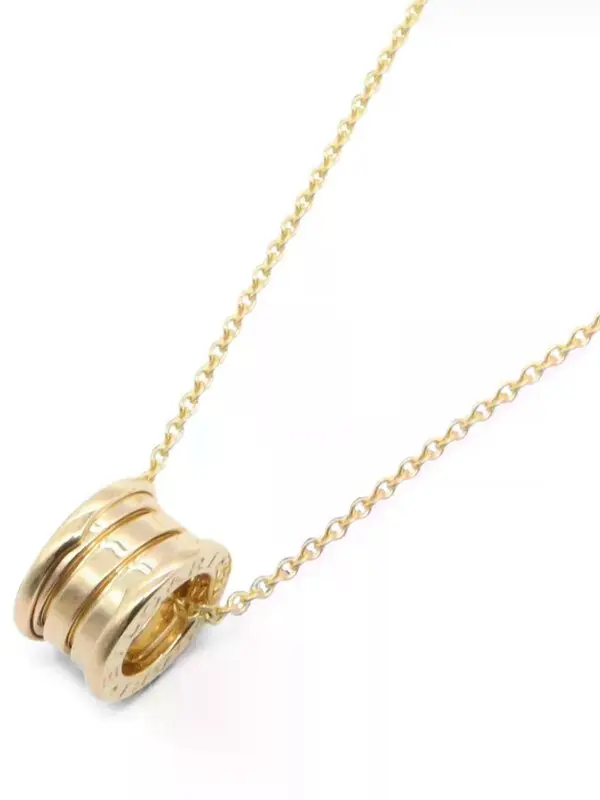 BVLGARI 18k Yellow B.zero1 Pendant Necklace