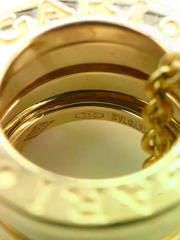 BVLGARI 18k Yellow B.zero1 Pendant Necklace