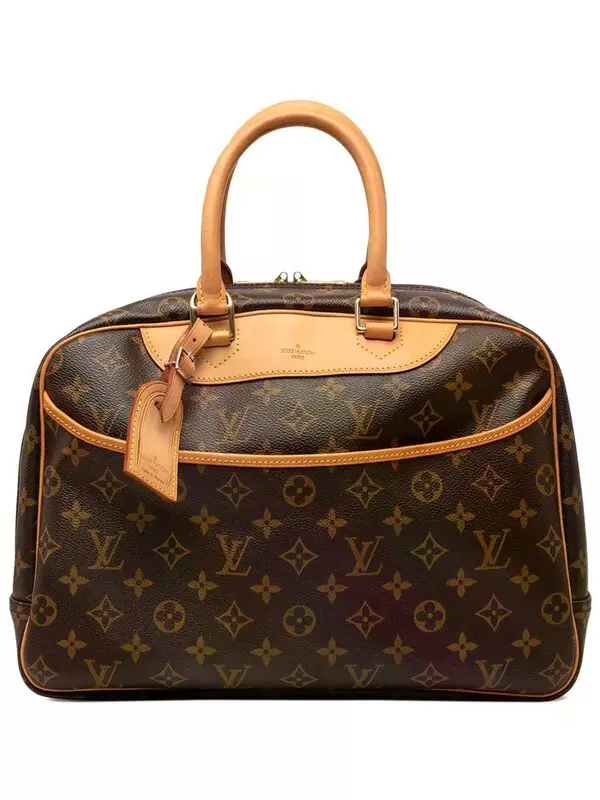 LOUIS VUITTON 2004 Monogram Deauville Handbag - Brown