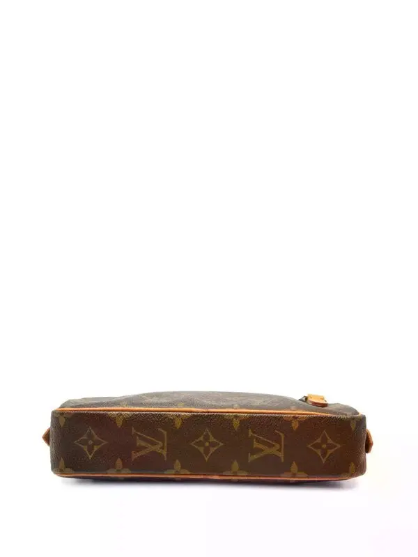 LOUIS VUITTON Monogram Canvas Pochette Marly Bandouliere - Brown
