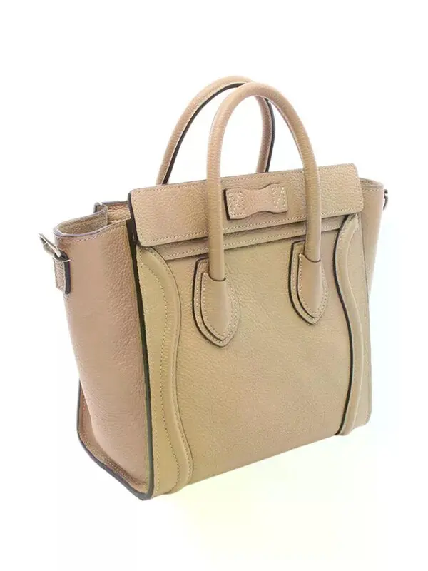 Celine 2013 Nano Leather Luggage Tote Satchel