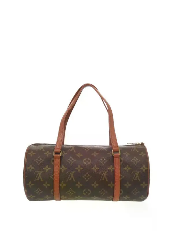 LOUIS VUITTON 1991 Monogram Papillon 30 Handbag - Brown