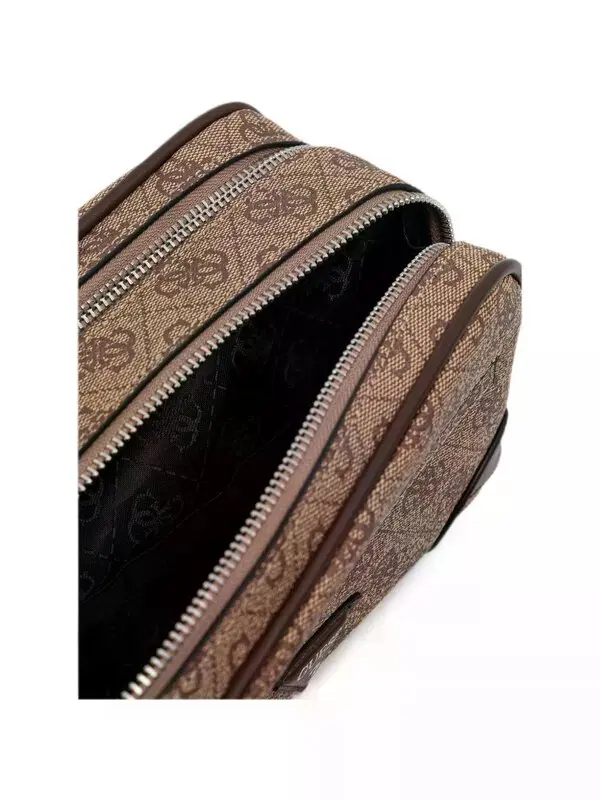 Guess Monogram Print Wash Bag