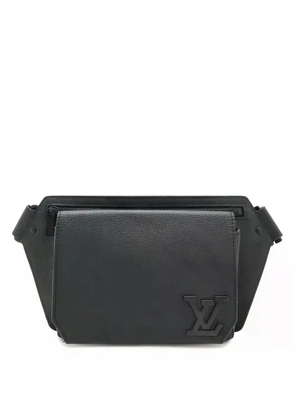 LOUIS VUITTON 2021-2026 Aerogram Takeoff Sling Belt Bag - Black
